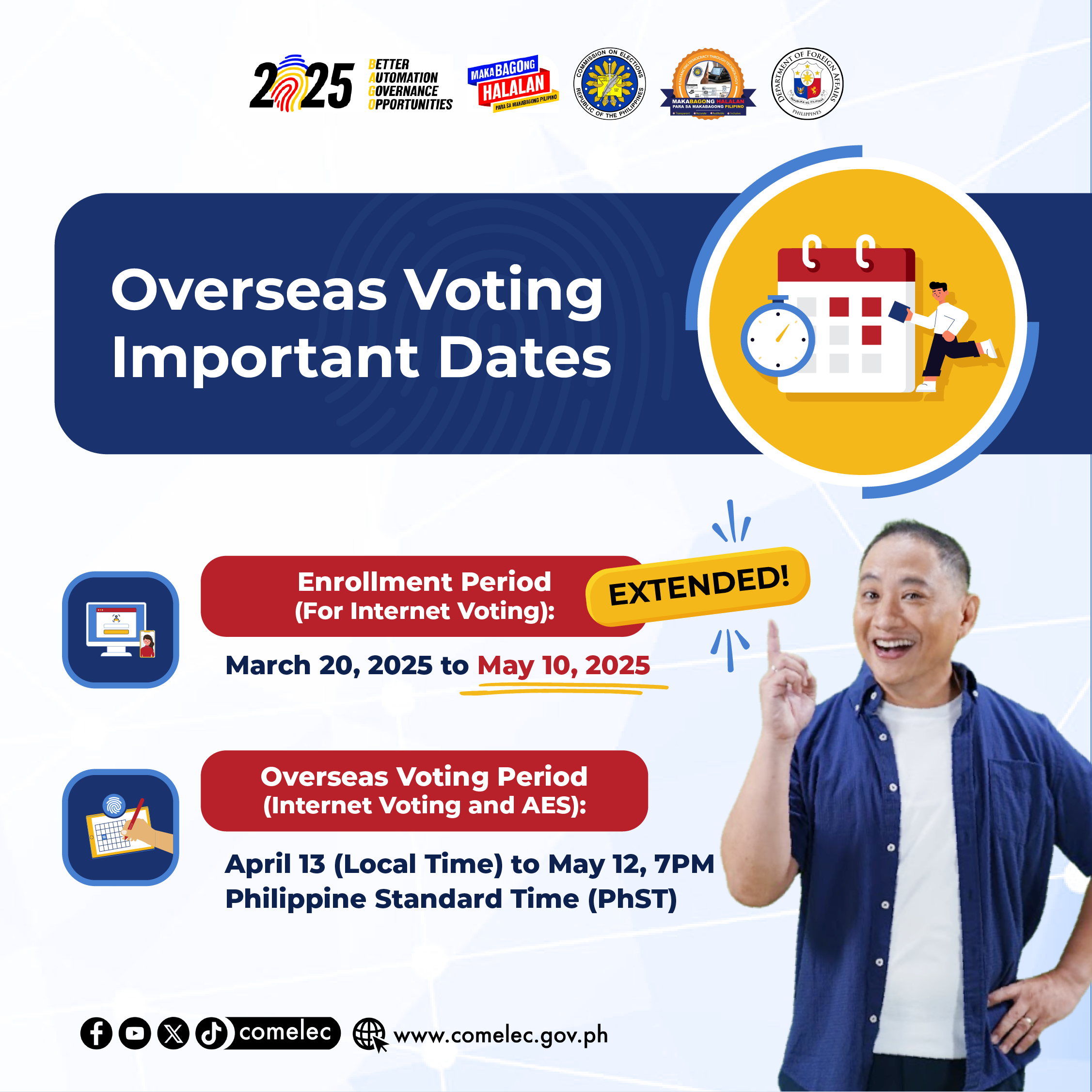 iREHISTRO FOR ONLINE OVERSEAS VOTER REGISTRATION, May 08, 2025Embassy ...